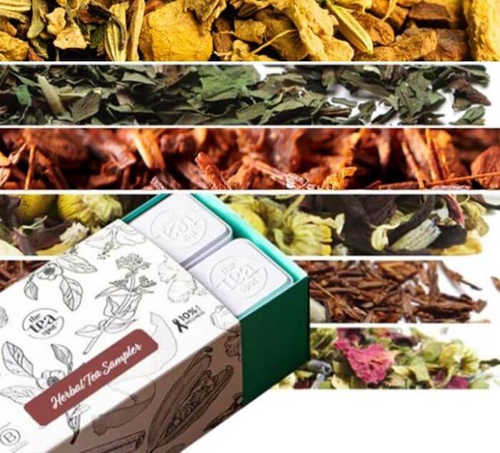 Herbal Tea Sampler - Loose Leaf Herbal Teas Decaf Sampler | Tea Spot ...