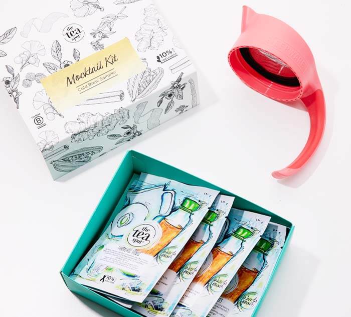 Craft Cold Brew Tea Kit - Cold Brew Filter & Tea Sampler | Tea Spot