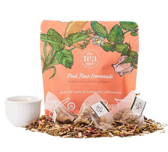 Lemon Herbal Tea with Pink Rose Petals - Pink Rose Lemonade | Tea Spot ...