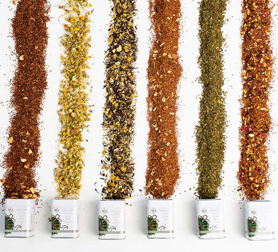 Herbal Tea Sampler - Loose Leaf Herbal Teas Decaf Sampler | Tea Spot ...