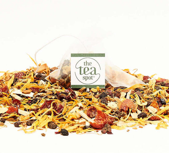 Immunity Tea with Elderberries, Organic Herbal Cold Buster | Tea Spot ...