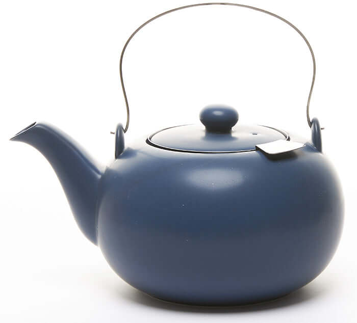 Satin Teapot - Ceramic Teapot with Infuser, Stainless Steel | Tea Spot ...