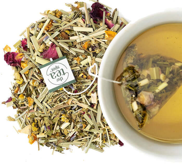 Lemon Herbal Tea with Pink Rose Petals - Pink Rose Lemonade | Tea Spot ...