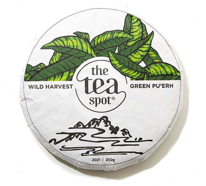 Ancient Single-Tree Pu'erh Cake: 200g Raw Sheng Green Pu'erh | Tea Spot ...
