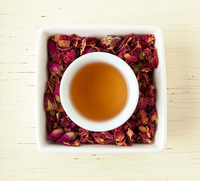 Rosebud Tea - Whole Rosebuds & Petals, Loose Leaf Rose Tea | Tea Spot ...