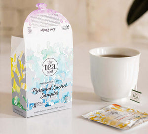 Pyramid Sachet Sampler - Premium Tea Bag Sampler Gift Box | Tea Spot